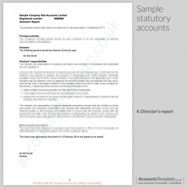 A guide to the Statutory Accounts format | Accounts Template